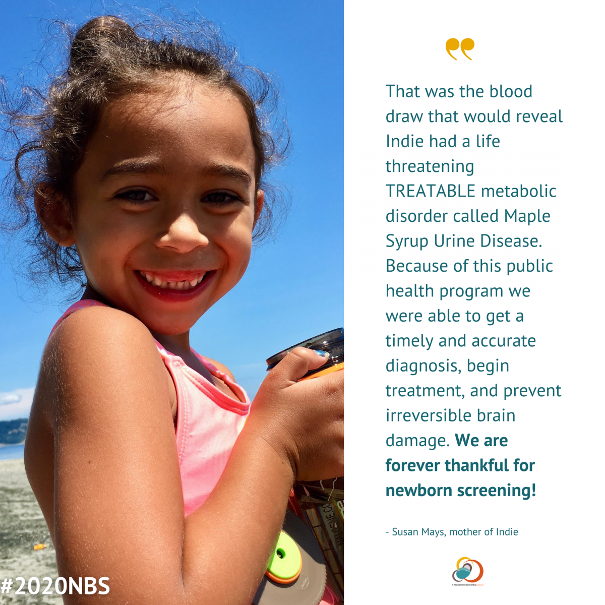 2020 Newborn Screening Awareness Month | Baby's First Test | Newborn ...